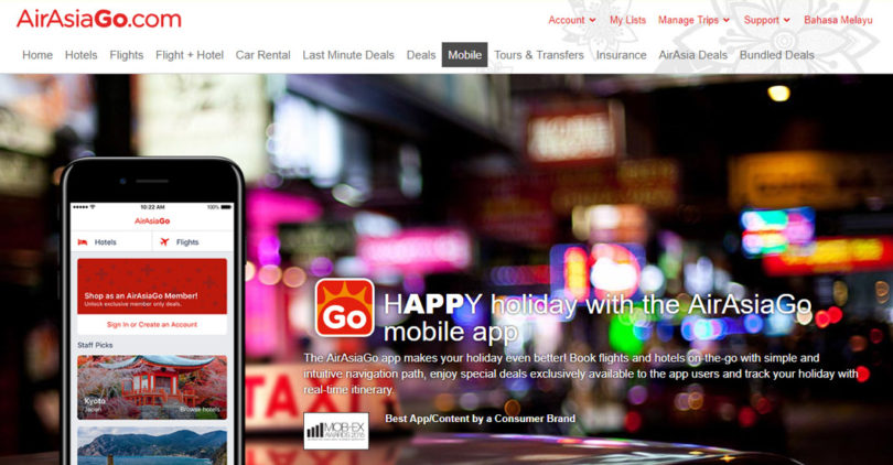 AirAsia Perkenalkan Tampilan Baru Web dan Aplikasi - WARTAEVENT.COM